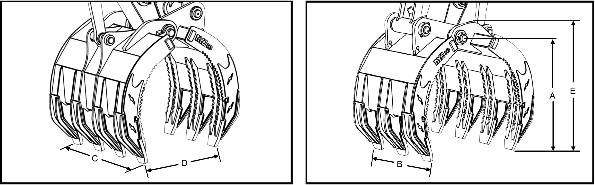 Demolition Grapples – Nye Manufacturing Ltd.